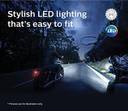 PHILIPS LED Two Wheeler Headlight Bulb (White, LED HS1 11636 UM 12V ...