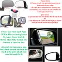 MEKQO Manual Blind Spot Mirror, Dual Mirror For Universal For Car ...
