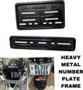 imad METAL BODY NUMBER PLATE FRAME Bike Number Plate Price in India ...