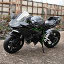 MOOBOO 1:9 Scale Die-Cast Bike Model Kawasaki Ninja H2R Collectible ...