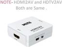 SDMINITEK Mini HDMI2AV UP Scaler 1080P HD Video Converter Media ...