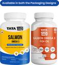 TATA 1mg Salmon Omega 3 Fish Oil 1000mg,Fish Oil Capsule with Omega-3 ...