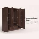 Godrej Interio Ewa Engineered Wood 4 Door Wardrobe Price in India - Buy ...