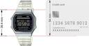 CASIO A168XES-1BDF Vintag Black Dial Transparent Resin Strap Digital ...