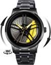 SHEEEN Spinning car wheel rotating gyro wrist watch Car wheel watch ...