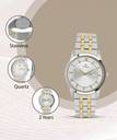Titan NP1774BM01 Titan Karishma Silver Dial Silver & Gold Stainless ...