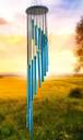 PARADIGM pictures Big blue windchime with sound Aluminium Windchime ...
