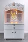 A.D.MODULAR FURNITURE Puja Cabinet with Blue LED Engineered Wood Home ...