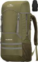 TRAWOC GLIDE 50L Travel Backpack for Men & Women Trekking Hiking Bag ...