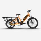 EMotorad G1 Cargo Electric Cycle with Dual 48V 10.2Ah Removable ...