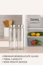 HEALTH TAG Food Grade 750 ML Round Glass Water bottle(Pack Of 1)akx 750 ...