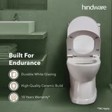 Hindware Ace S-220 Trap One-piece Floor Mount EWC 92638 Western Commode ...