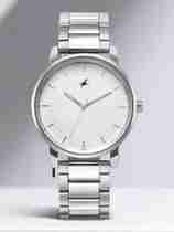 Fastrack Stunners 6.0 Fastrack Stunners White Dial Silver Metal Strap ...