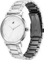 Fastrack Stunners 6.0 Fastrack Stunners White Dial Silver Metal Strap ...