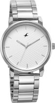 Fastrack Stunners 6.0 Fastrack Stunners White Dial Silver Metal Strap ...