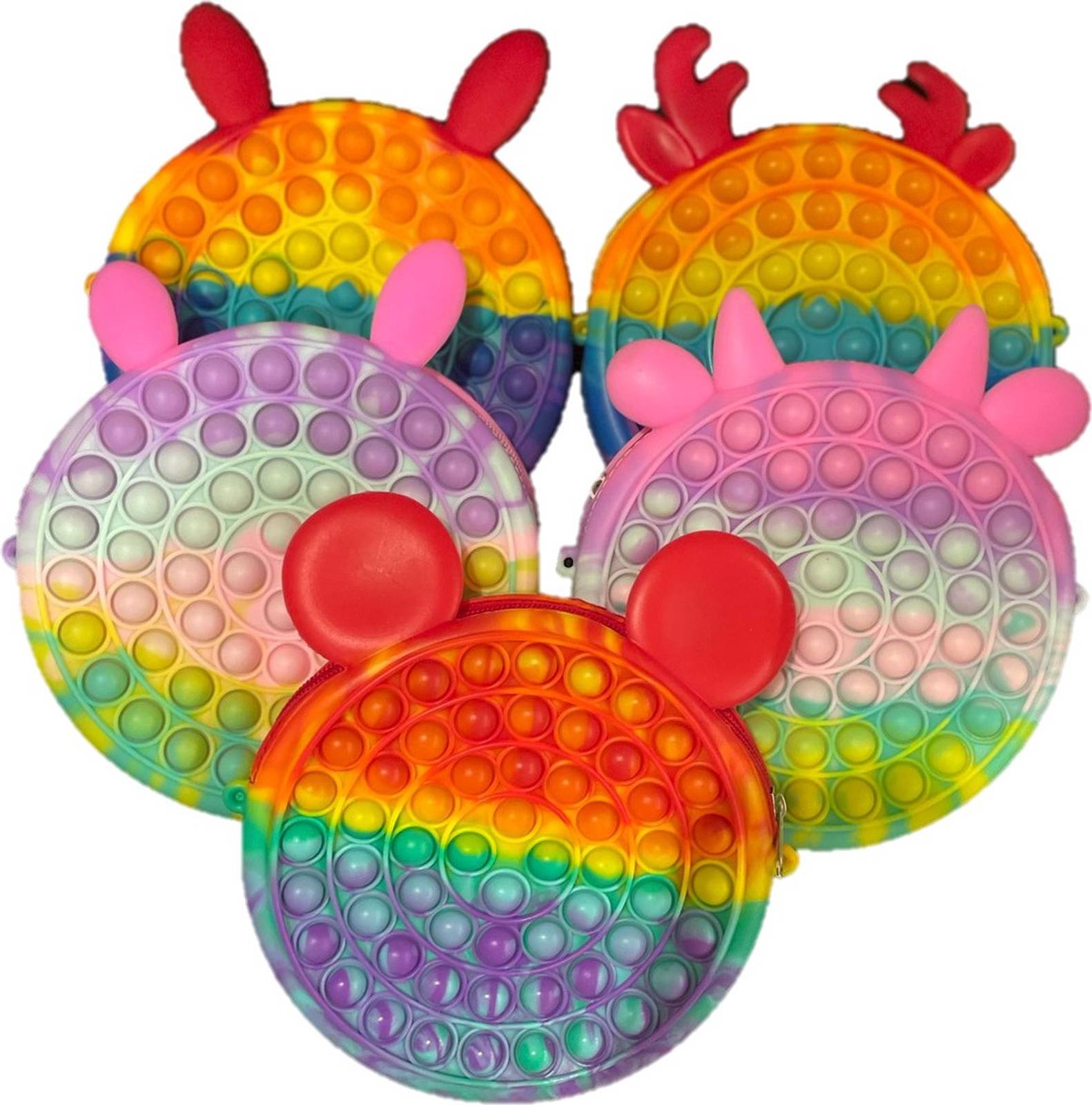 Little Poppins Multicolor Sling Bag Round Pop IT Sling Bag Rainbow ...