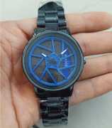 EMPERO Wheel Watch 3D Rotating Spinning Watch Quartz Men Rim Car Wheel ...