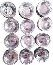 nit Disposable Paper Dona Plate 7 inches, Pack of 100 Chutney Plate ...
