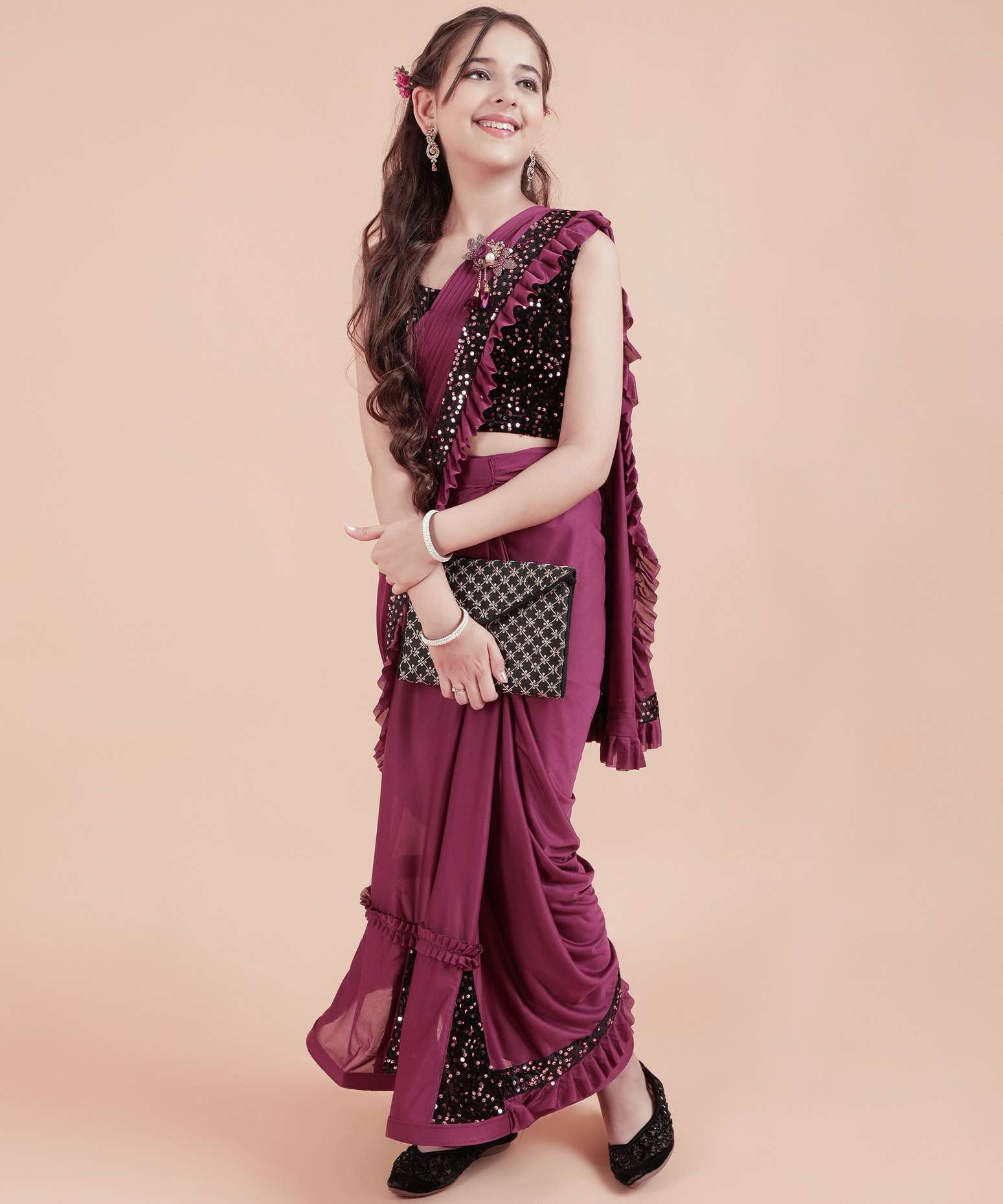 Girls Sarees - Buy Designer Saree for Girls Online in India | Shopsy
