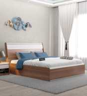 NEUDOT LIXO KING Engineered Wood King Box Bed Price in India - Buy ...