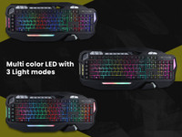 ZEBRONICS ZEB-MAGNUS Wired USB Standard Gaming Keyboard Compatible with ...