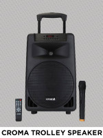 Buy Croma Trolley Music System CREY3024 SFPX2000 with Mic 240 W ...