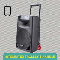 Buy Croma Trolley Music System CREY3024 SFPX2000 with Mic 240 W ...