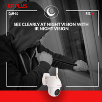 CP PLUS CP-Z41A 2K 4MP Quad HD Wi-Fi Outdoor with360 View & Human Body ...