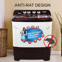 Intex 8 kg With Air Dry Technology, Pulsator Design, Magic Filter Semi ...