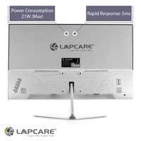 LAPCARE 60.45 cm (24 inch) Full HD LED Backlit IPS Panel with Metal ...