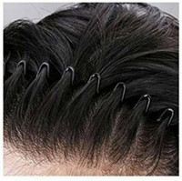 hibah Zigzag Wave Black Metal Hairband/Hair Belt For Girls/Boys/Mens ...