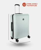 DELSEY 66 4DW Check- Check-in Suitcase 4 Wheels - 27 inch Storm Grey ...