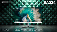 ZEBRONICS Pure Pixel 60.96 cm (24 inch) Full HD LED Backlit VA Panel ...