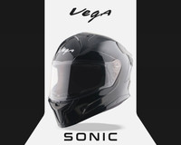 VEGA Sonic Solid Motorbike Helmet - Buy VEGA Sonic Solid Motorbike Helmet Online at Best Prices ...