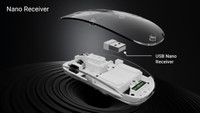 ZEBRONICS Sheer Wireless Ambidextrous Optical Mouse Rechargeable ...