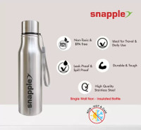 Snapple SPORTS Single Wall Stainless Steel Fridge/Gym/Home/Office Water ...