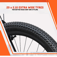 LEADER Beast 29T Multispeed (7 Speed) Bike & Dual Disc Brake 29 T (inch ...