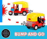 RAGVEE Auto Rickshaw with Lights & Music Sound Bump & Go Pull Back ...