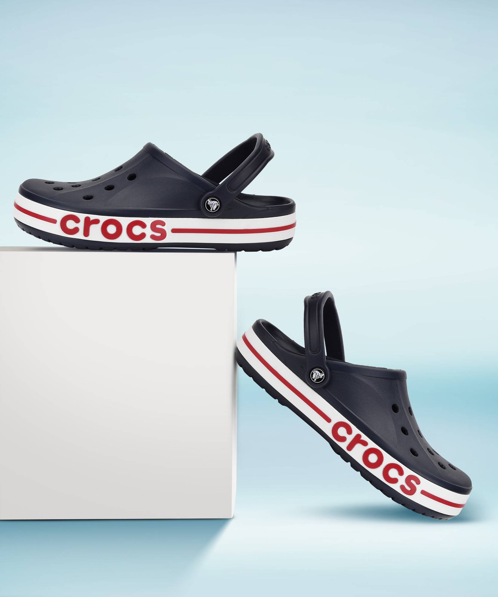 CROCS Bayaband Clog Men Navy Clogs - Buy CROCS Bayaband Clog Men Navy ...