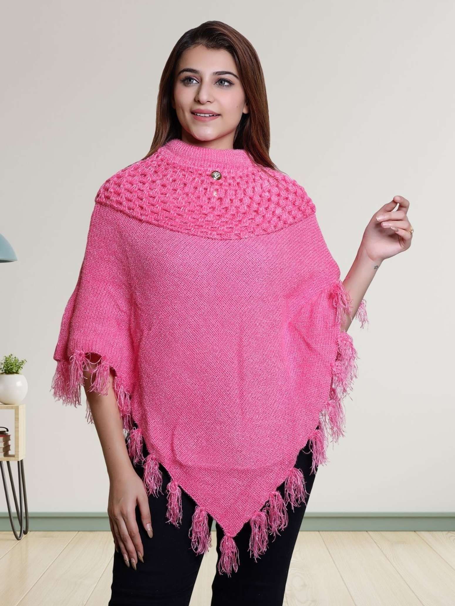 Women Ponchos - Shop Ladies Ponchos Online in India | Shopsy