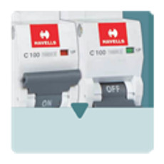 HAVELLS RCCB/ELCB 'AC' TYPE DP Rating Current: 63A & SSenstivity:30mA ...