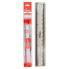 Flipkart.com | Vikas 15 cm Plastic Scale – Transparent, Durable ...