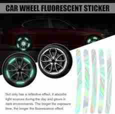 Estoreshouses Car & Bike Wheel Radium Sticker 20 Pcs 9.5 mm x 13 m ...