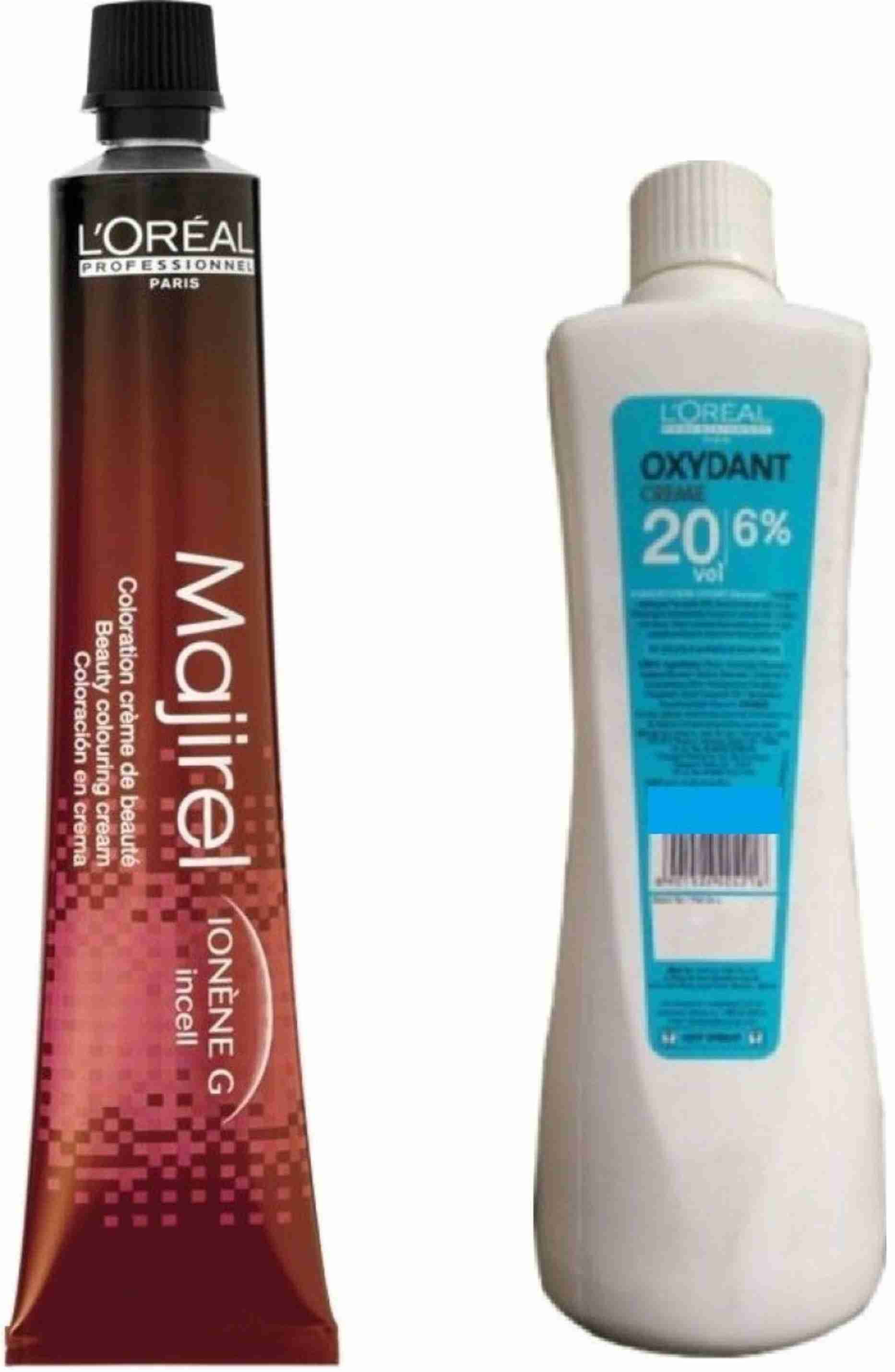 L'Oréal Paris Majirel Hair Cream No. 4.20Tube + Developer 20 Vol. 6% ...