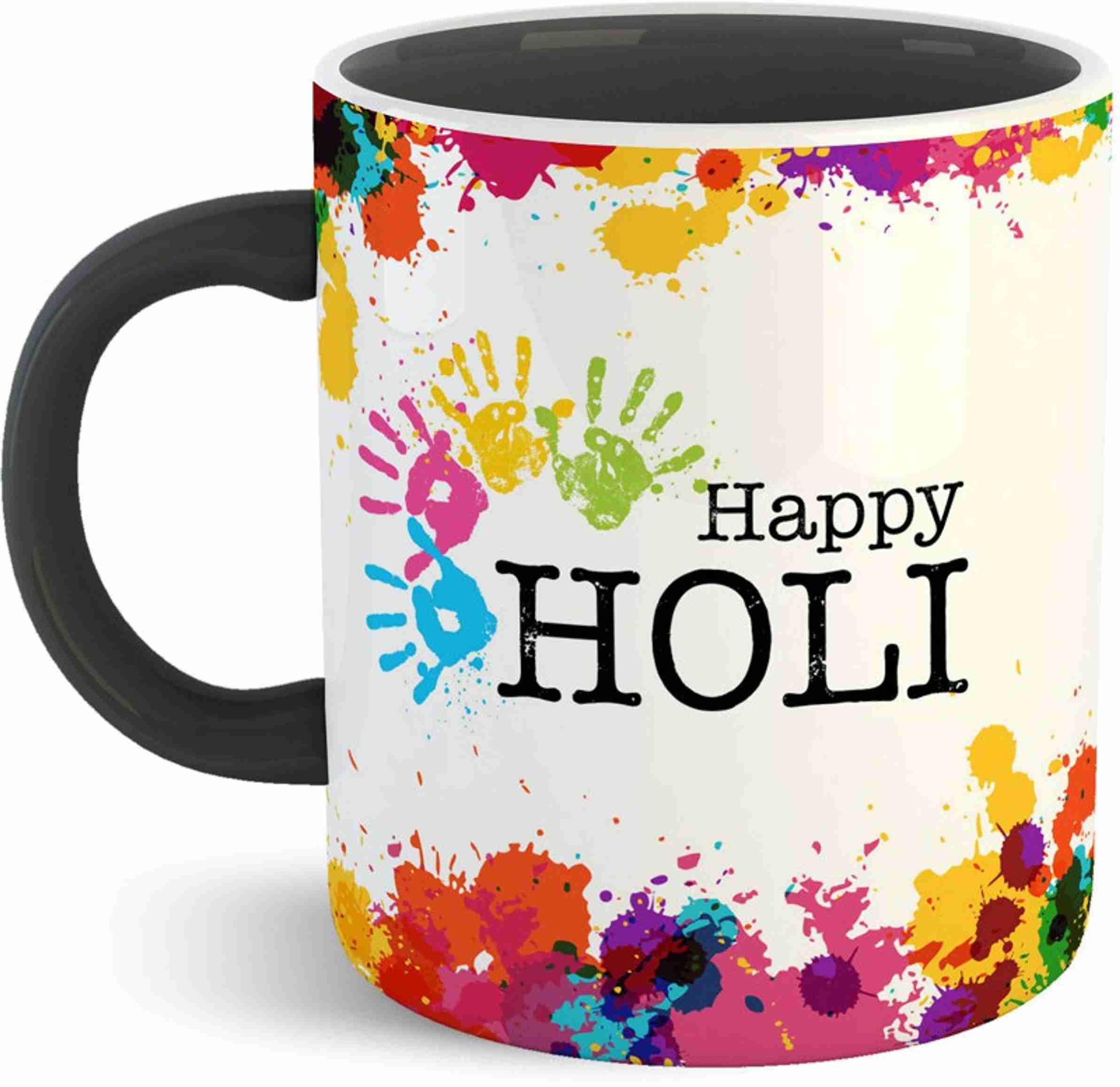Chiraiyaa Happy Holi Festival - Inner Black printed with Black printed ...