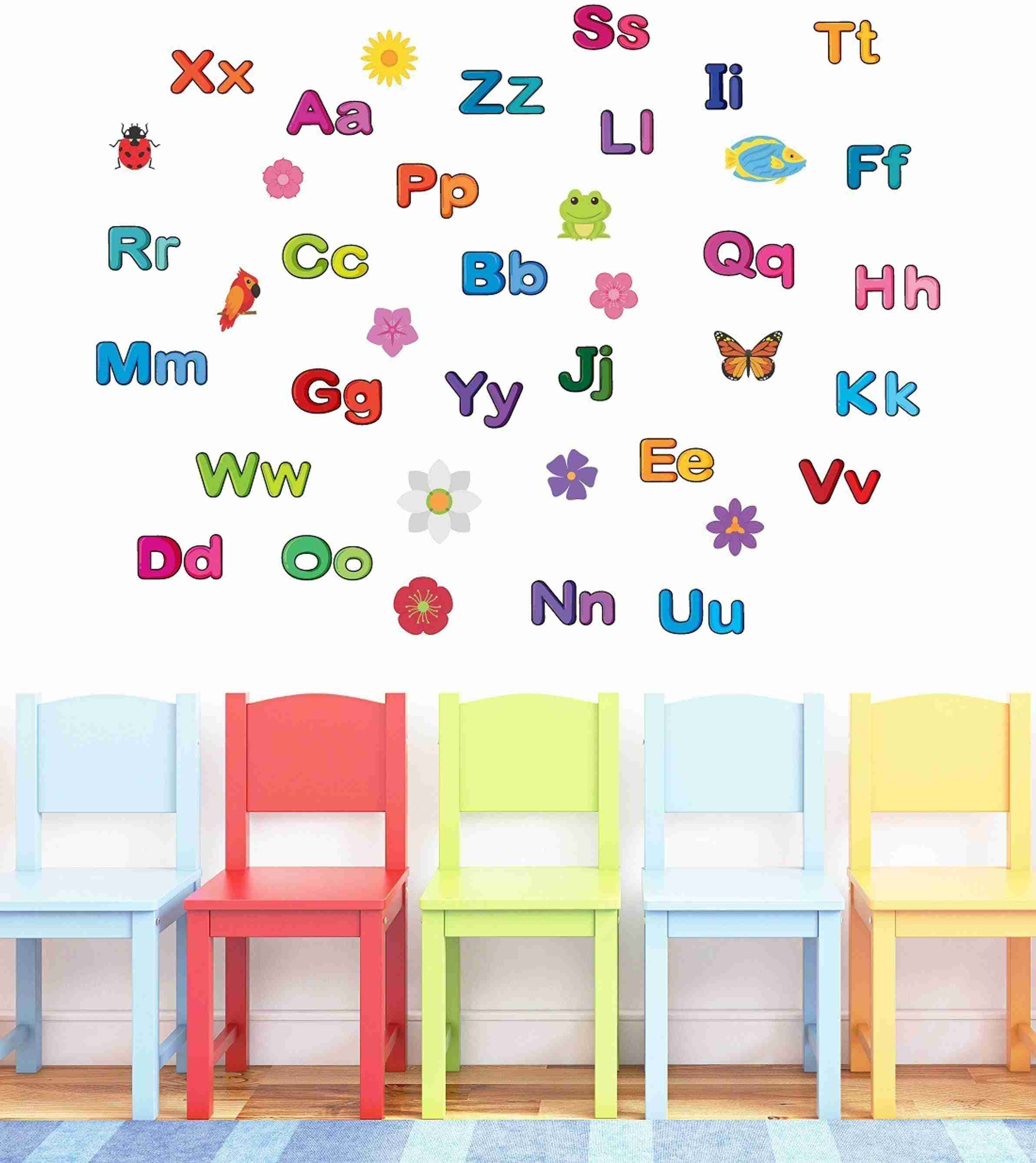 Senthur 100 cm Alphabets Extra Large Viny Wallstickers(100 cm x 90 cm ...