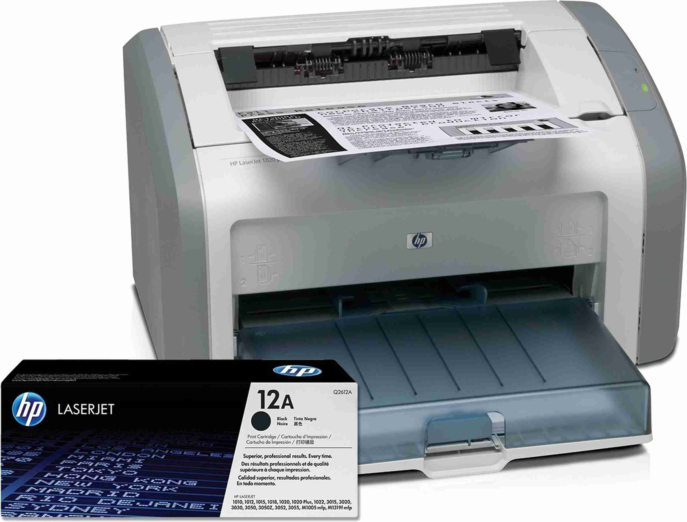HP LaserJet 1020 Plus Single Function Monochrome Laser Printer - HP ...