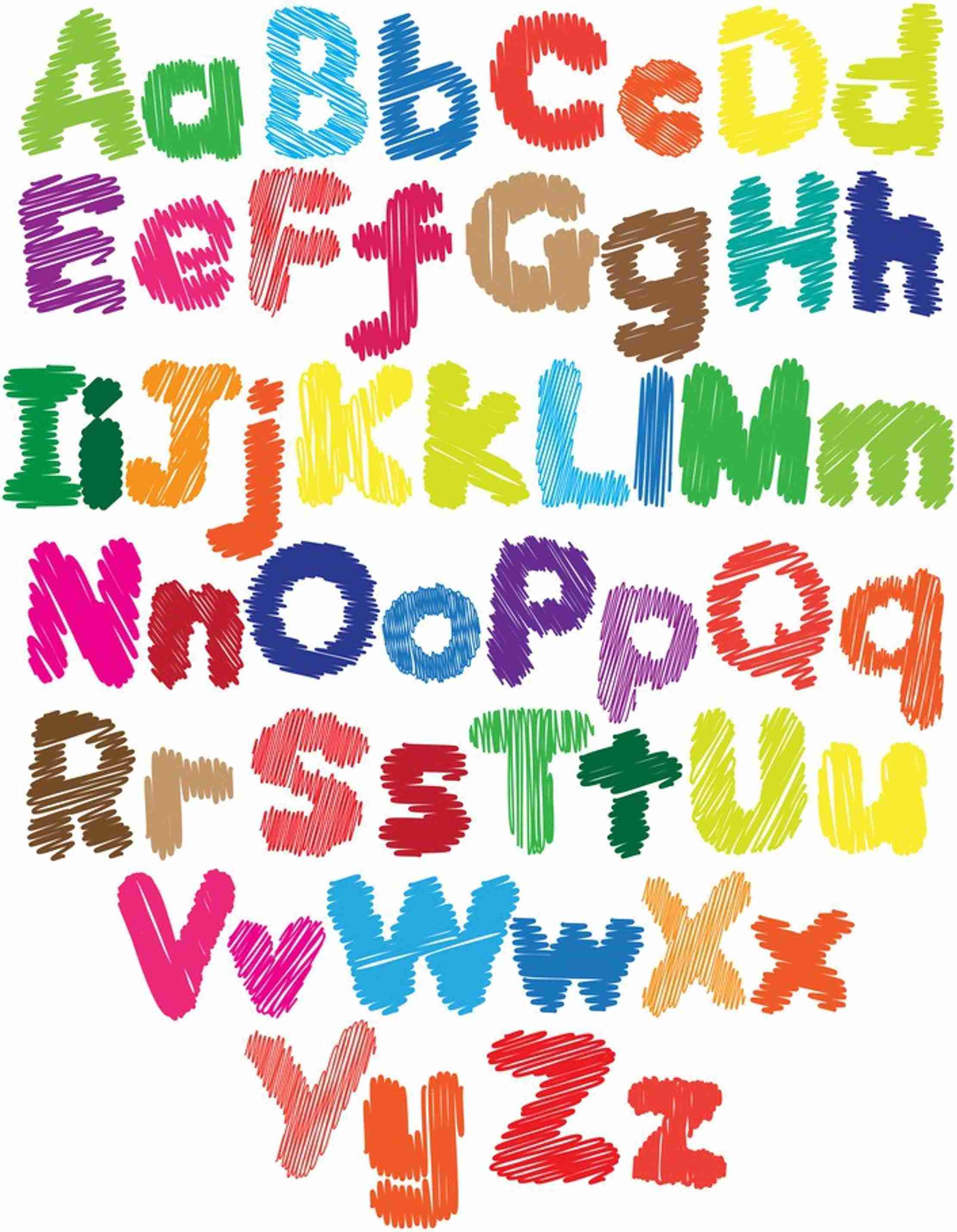 KD english alphabets Sticker Poster Paper Print - Educational posters ...