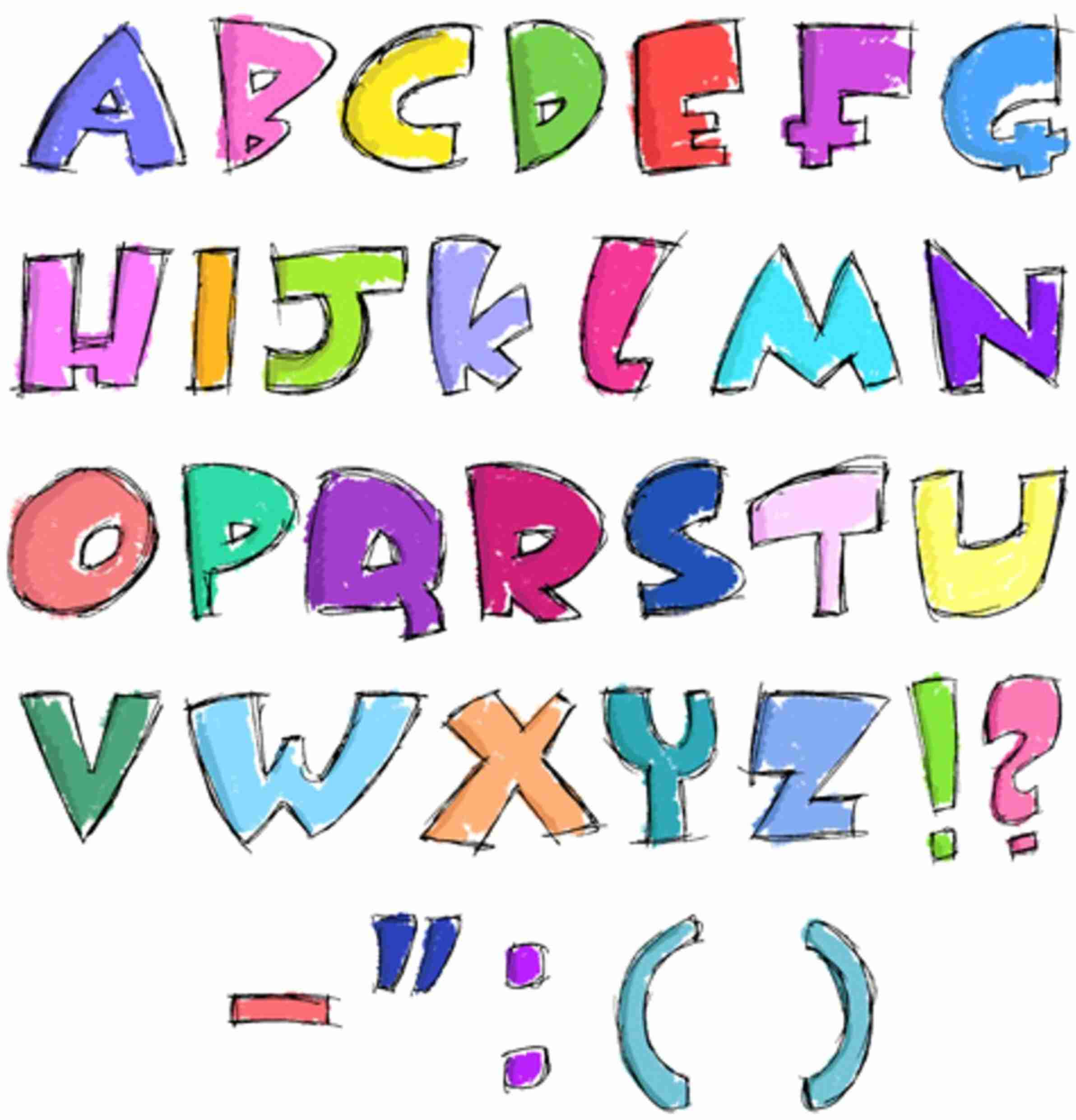 KD english alphabets Sticker Poster|| Paper Print - Educational posters ...