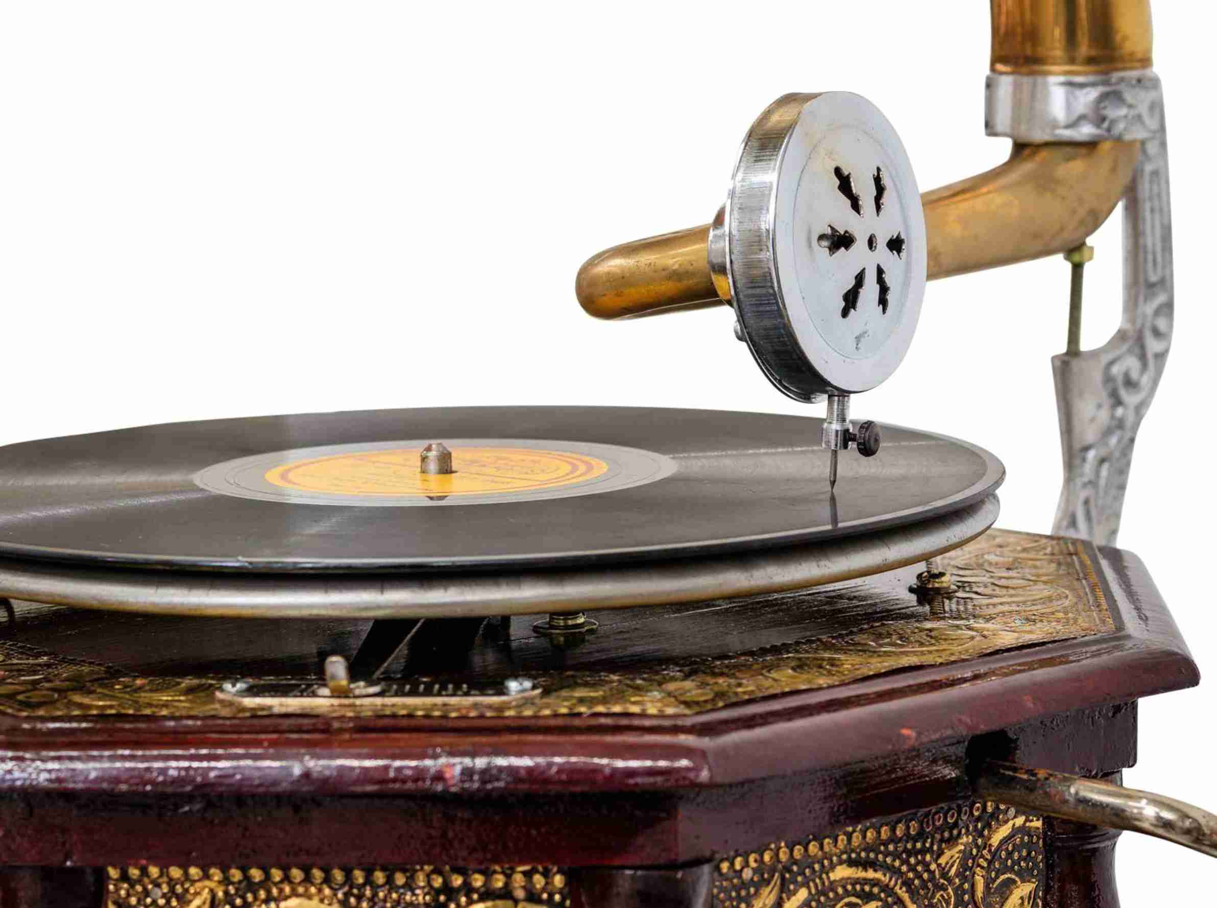 HMV STUDIO Wooden Gramophone Price in India - Buy HMV STUDIO Wooden ...